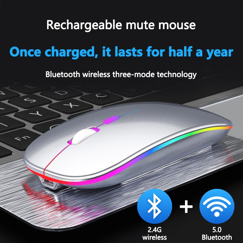 Wireless Bluetooth Mouse Mice for PC Mac Laptop Computer Mobile Phone ...