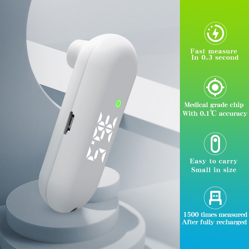 Digital Infrared Thermometer Rechargeable Portable Termometro Non ...