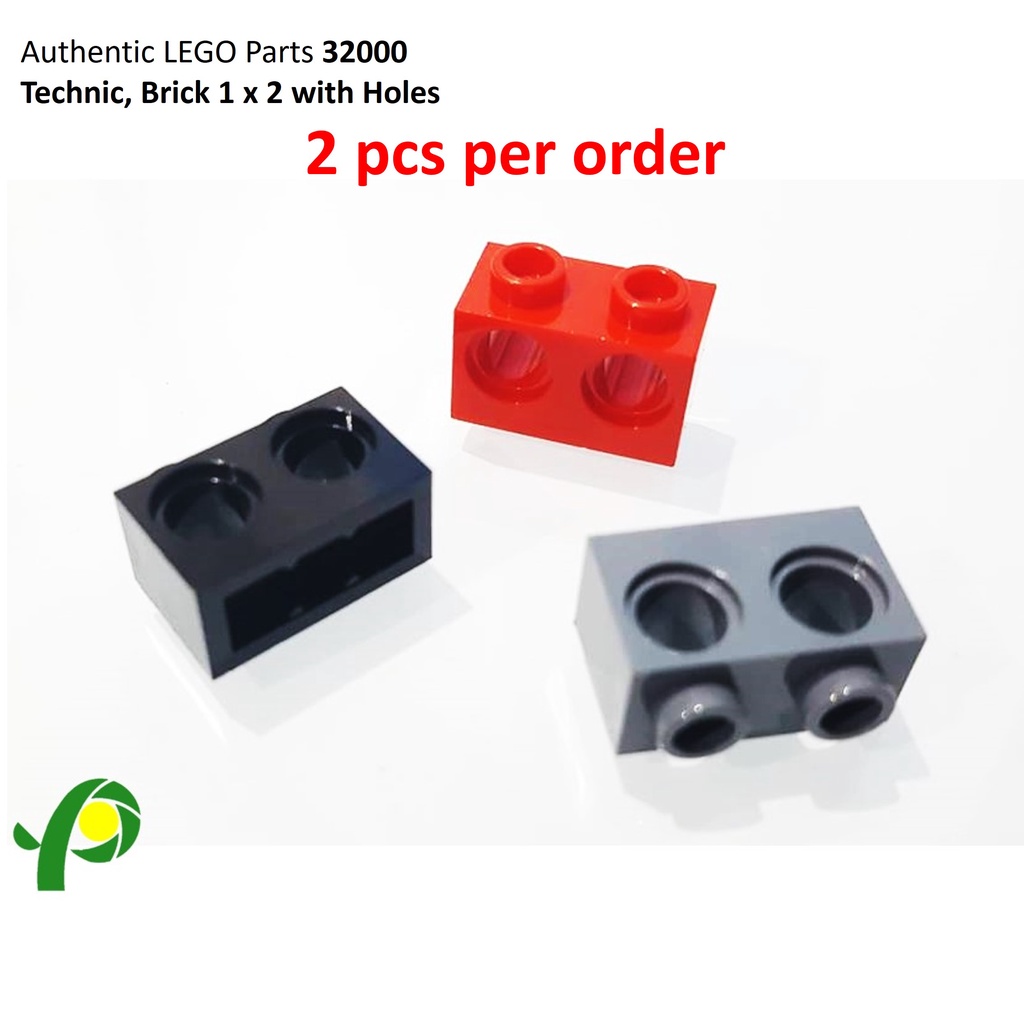 LEGO Parts 32000 Technic Brick 1x2 with Holes | Shopee Philippines