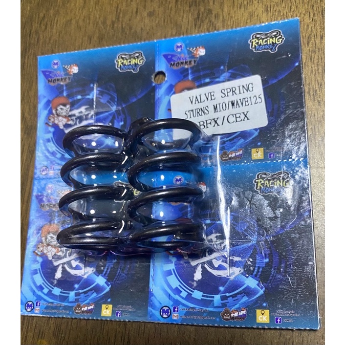 Valve spring mio sporty wave 125 5 turns Racing monkey | Shopee Philippines