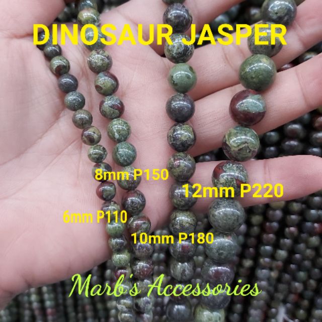 DINOSAUR JASPER (SEMI PRECIOUS) | Shopee Philippines