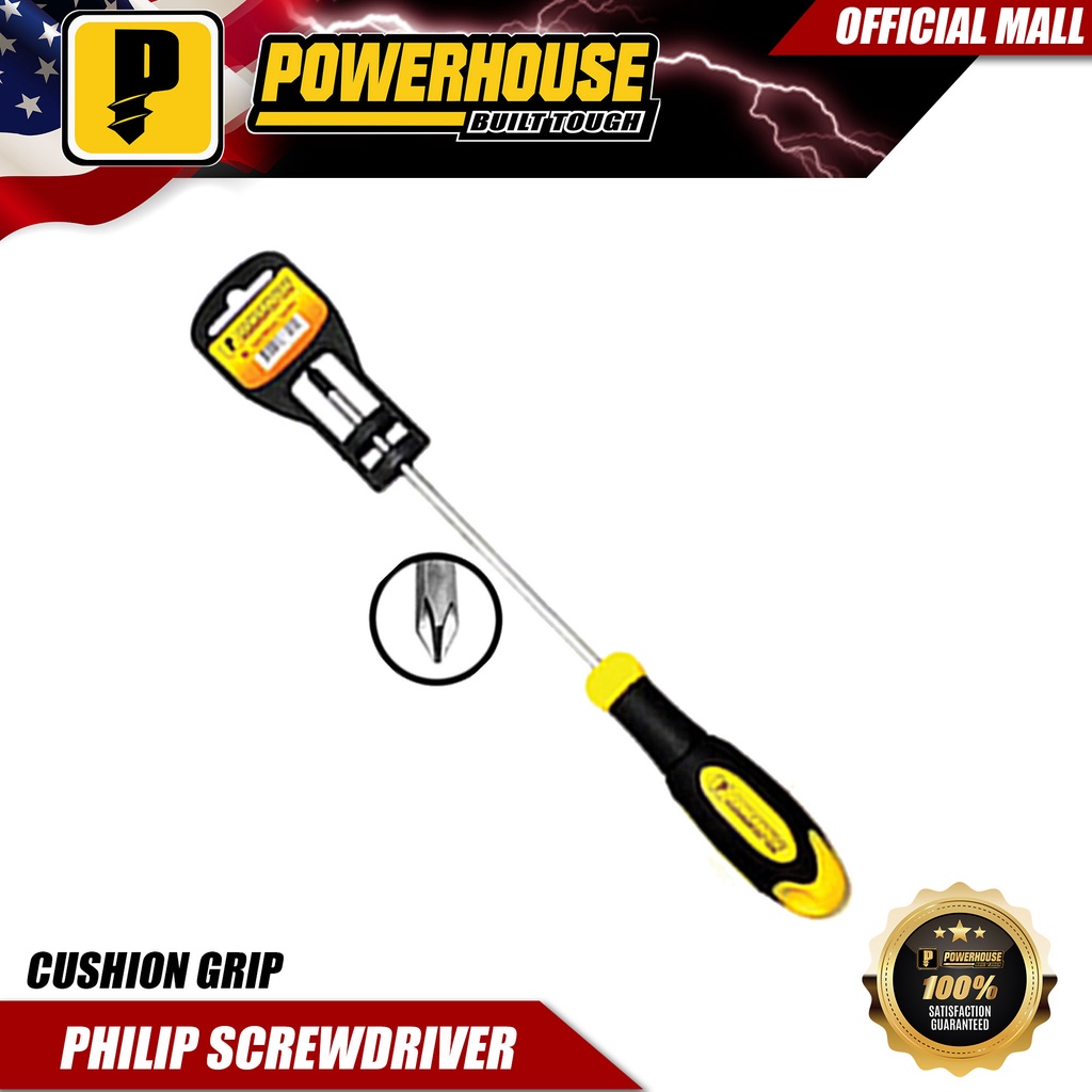POWERHOUSE Screwdriver PHILIP/FLAT SOLD PER PIECE PHHT | Shopee Philippines