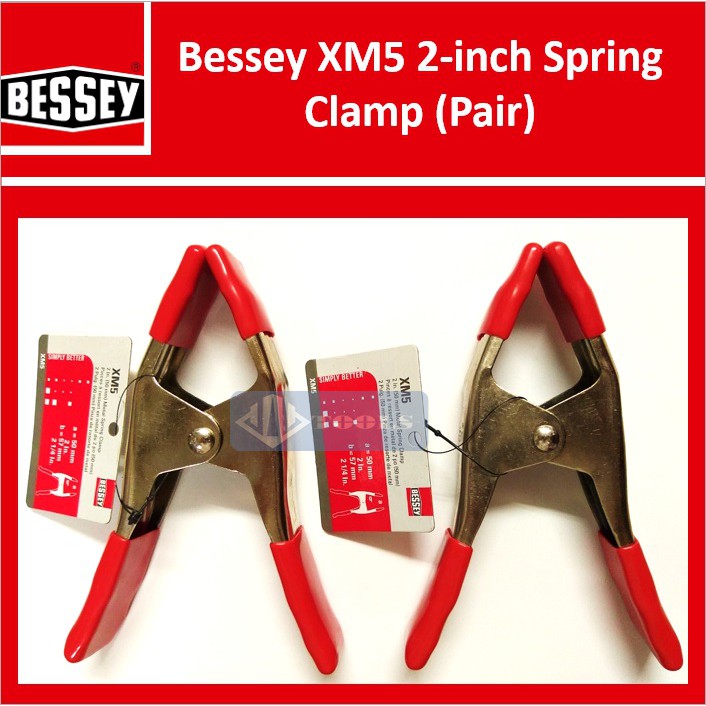 Bessey 2-inch Spring Clamp - XM5 (Pair) | Shopee Philippines