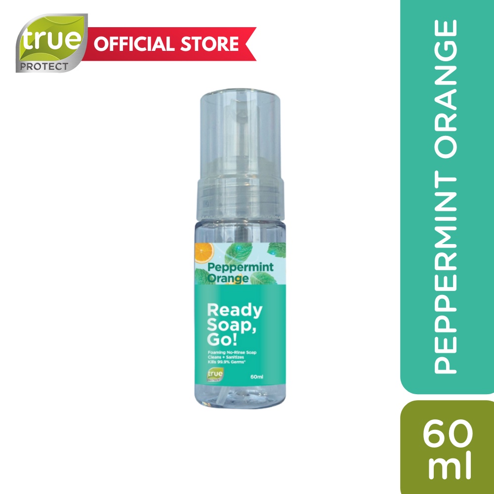 Ready Soap, Go! No-Rinse Foaming Soap 60mL - Peppermint Orange | Shopee ...