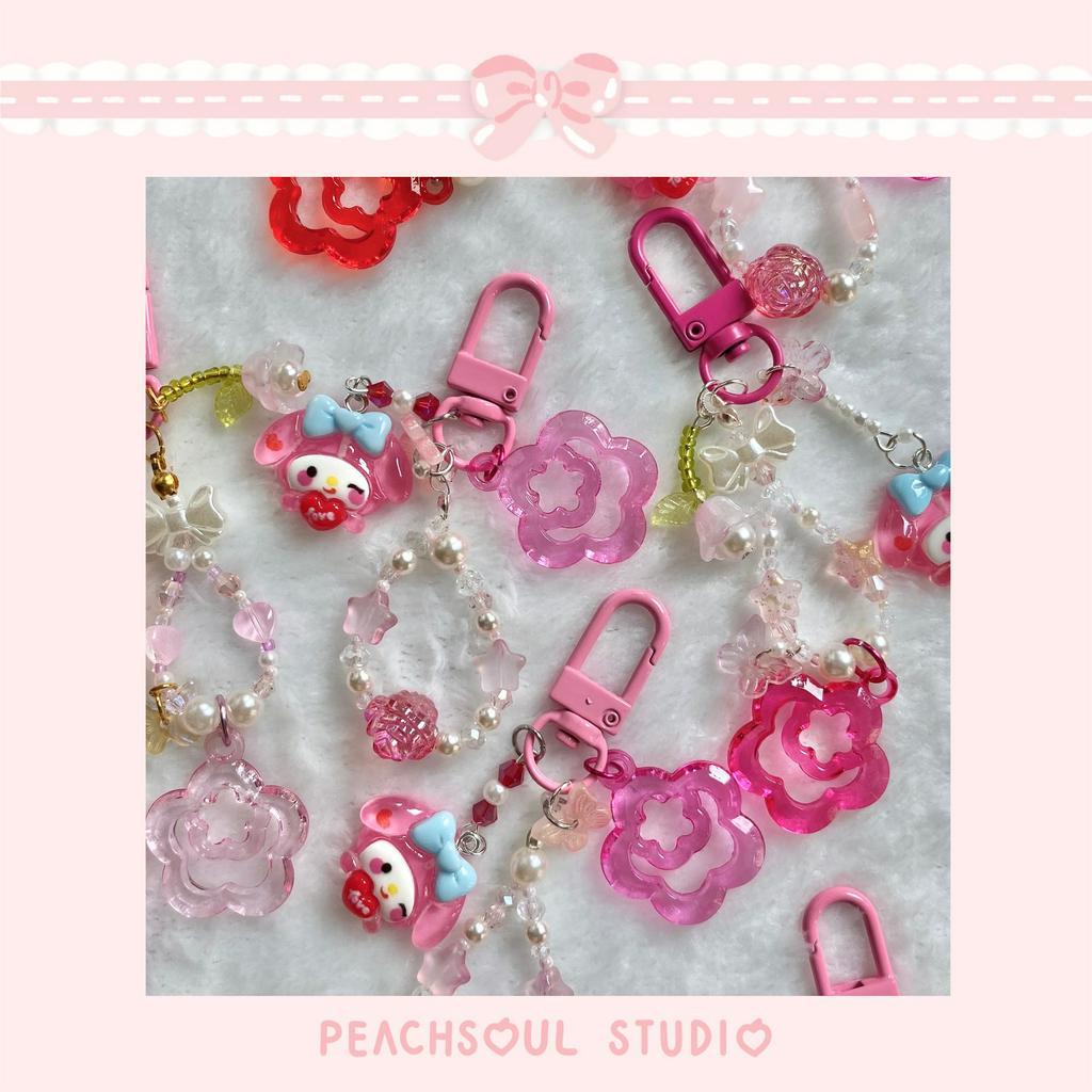 Keychain Keyring Charms by BEADSOUL STUDIO [READ NOTE] | sanrio beaded ...