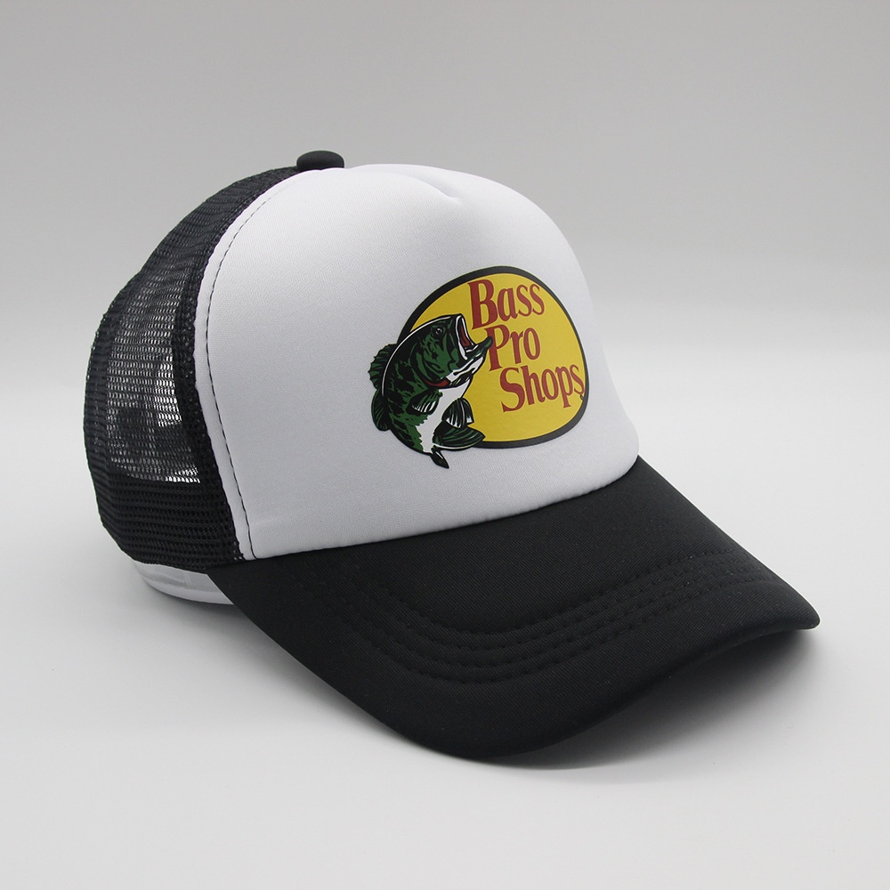 Print Shark Bass pro Cap shops letter sports Trendy Baseball Caps ...