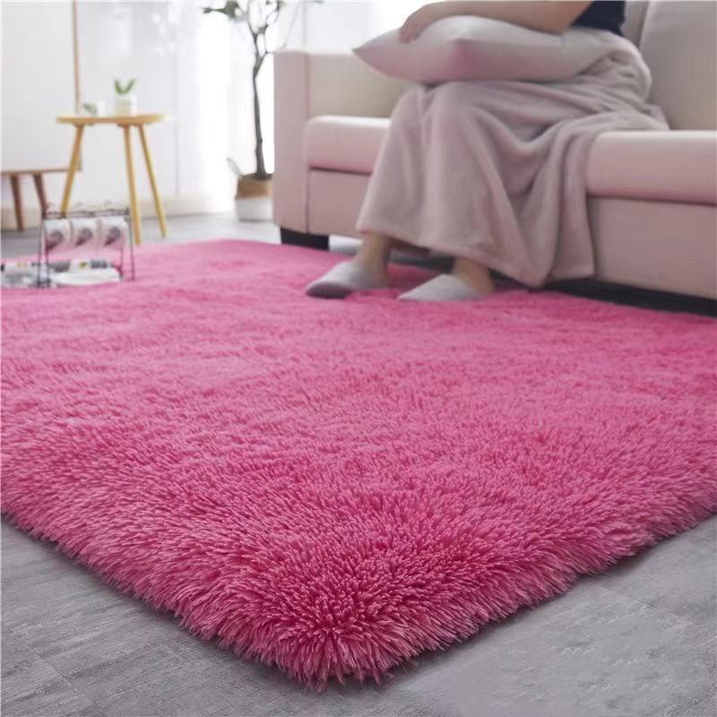 100*150cm Plush Carpet Soft Carpet Bedroom Floor Mat Fluffy Carpet Home ...