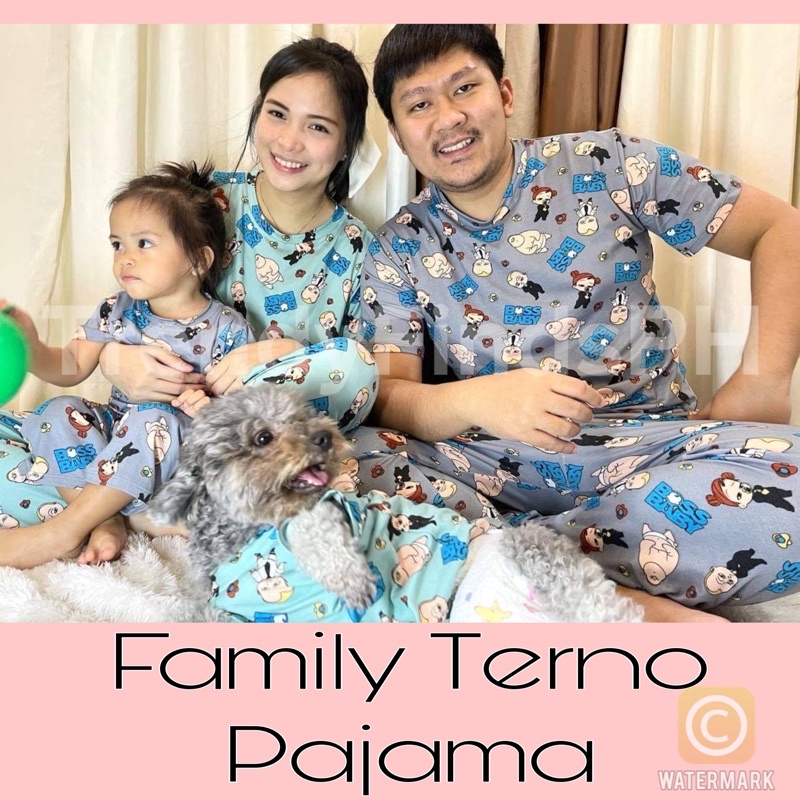 Kid Adult Family Batch 3/ Terno Shirt Pajama /Twinning Boy and Girl ...
