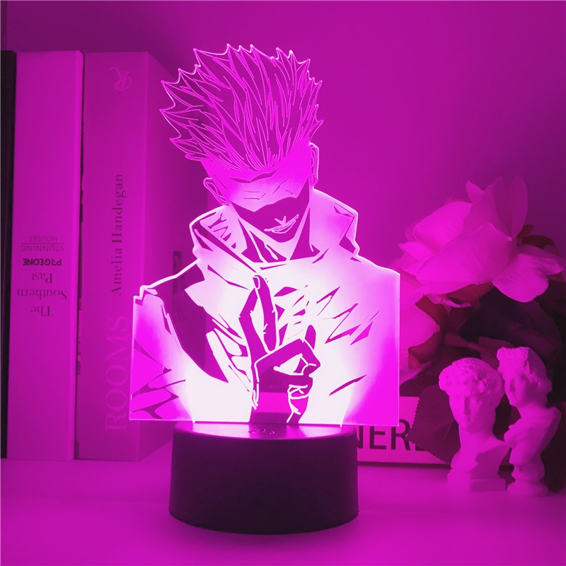 Jujutsu Kaisen Night Light Satoru Gojo Colors Changing Touch Remote ...