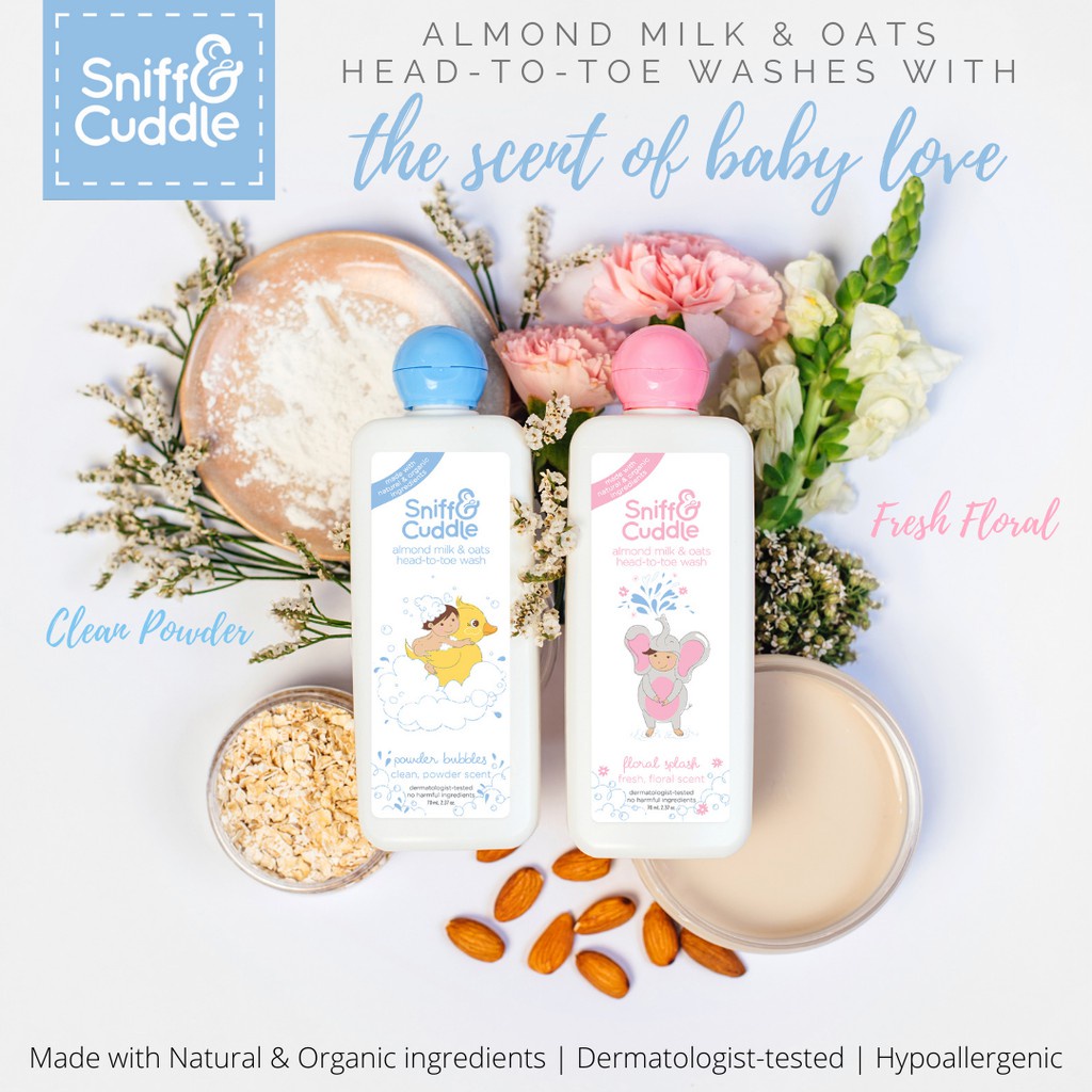 baby soap （HOT) SNIFF & CUDDLE NATURAL & ORGANIC HEAD-TO-TOE WASH ...