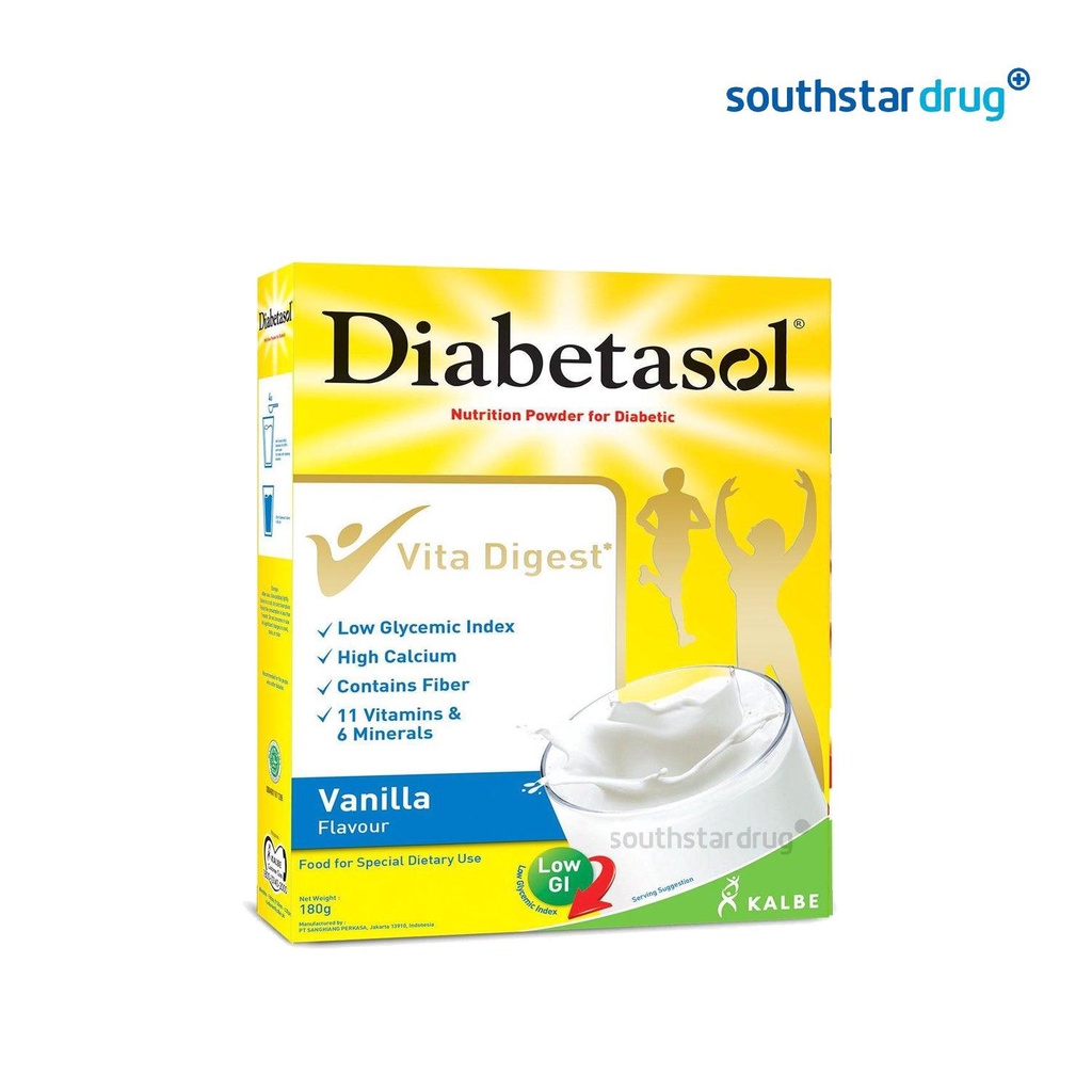 Diabetasol Vanilla 180g | Shopee Philippines