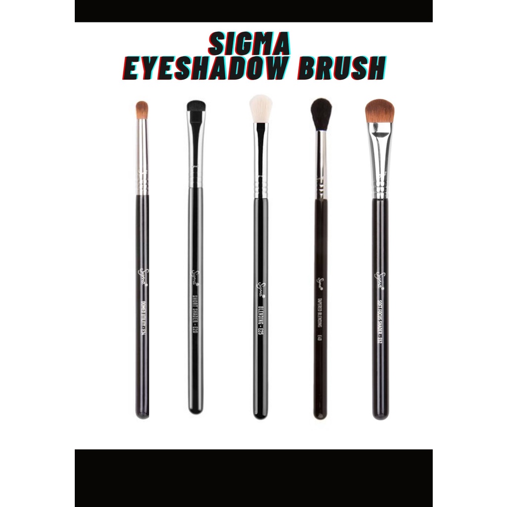 Sigma eyeshadow brush E52/E34/E40/E45 smoky eyeshadow detail eyeshadow makeup brush | Shopee ...