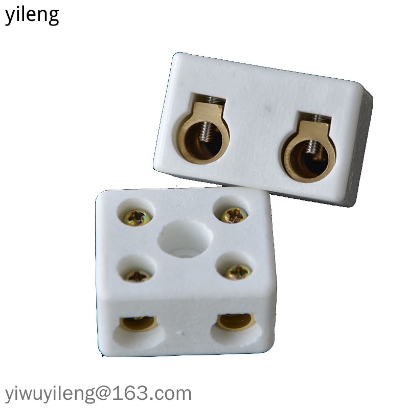 10 pcs High-temperature resistant ceramic terminal block Five-eye reach ...