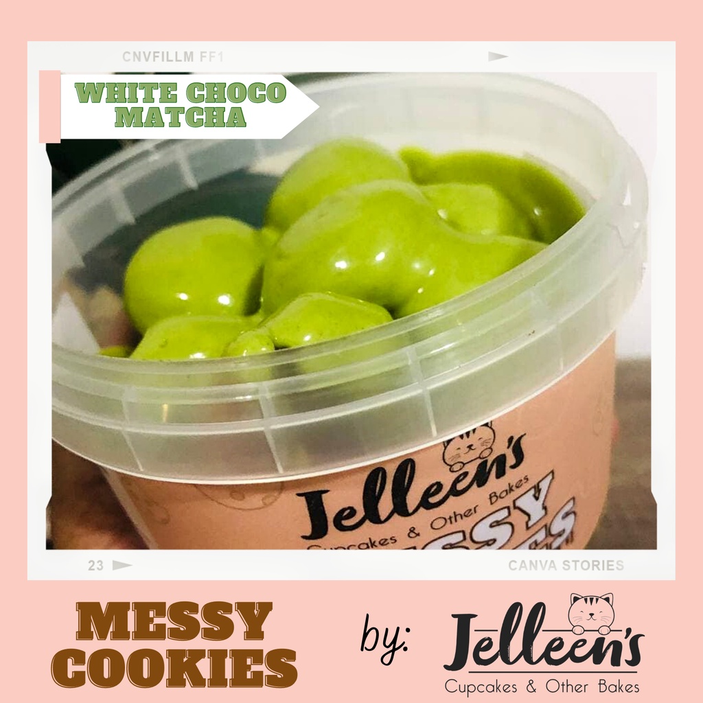 Messy Cookies Matcha White Choco (1 Jar) 565ml | Shopee Philippines
