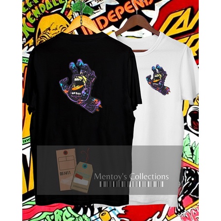 SANTA CRUZ SCREAMING HAND SPLATTER NEW TREND SHIRT FRONT AND BACK WITH ...