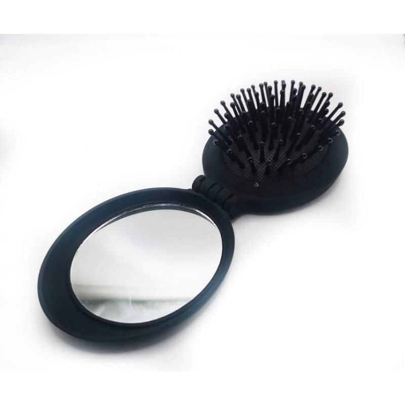 PAGANINI compact mirror with brush, travel foldable hairbrush, paganini ...