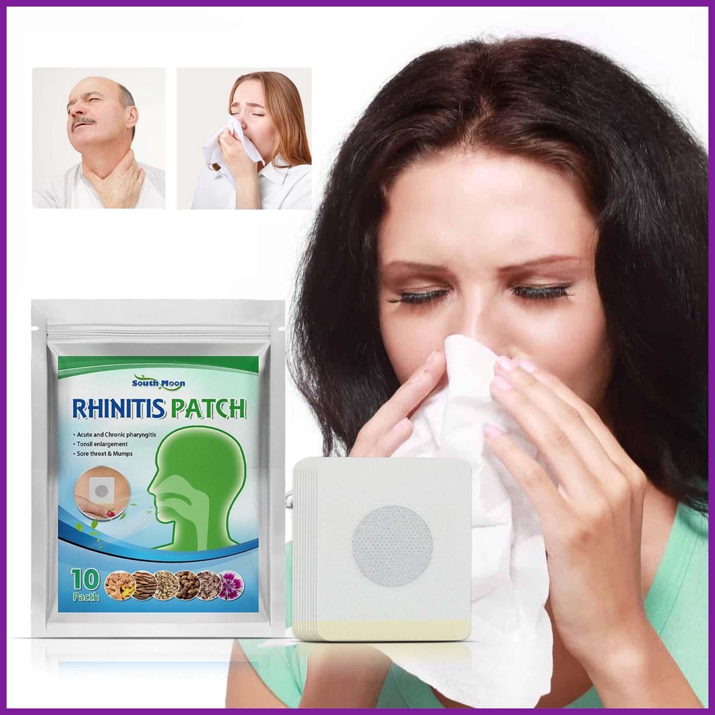 10Pcs Bronchitis Treat Patch Cold Stop Coughing Stickers Sore Throat ...