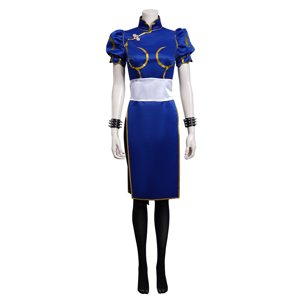 Mowseper Adult Chun Li Cosplay Costume Sexy Women Chun li Outfit ...