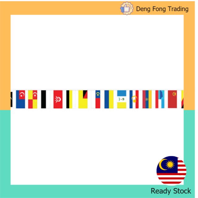 Bunch flag (all states ) bendera malaysiaflag allstatefalg flag ...