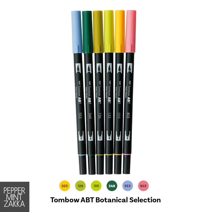 Tombow ABT Botanical Selection 1pcs - 5 color option | Shopee Philippines