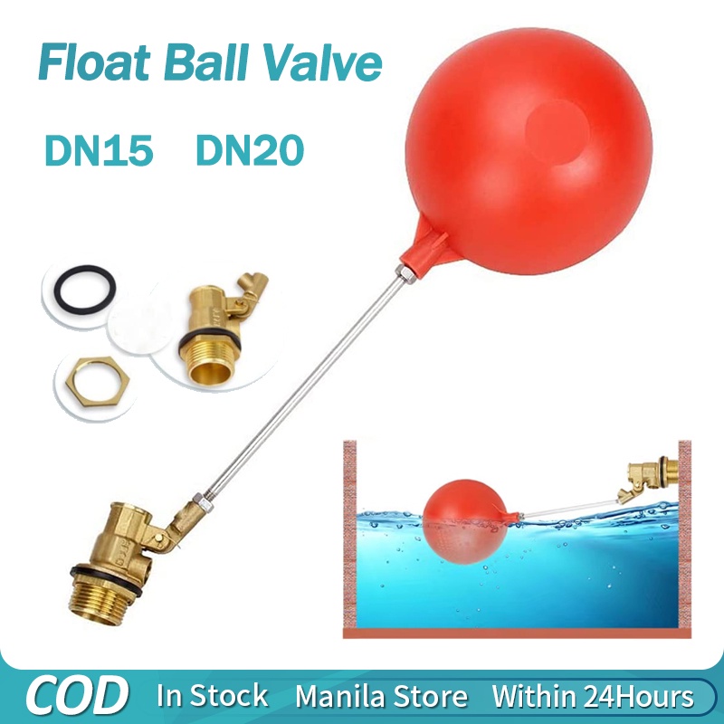 DN15/DN20 Brass Float Valve Assembly Automatic water level control ...