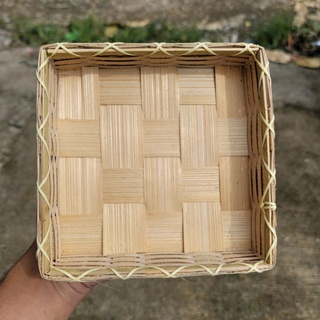 Native Buri Basket Square 6x6x1h | Shopee Philippines