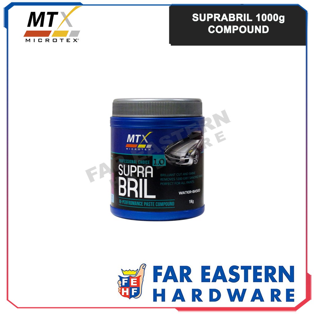 MICROTEX Supra Bril 1000g High Performance Paste Detailing Compound ...
