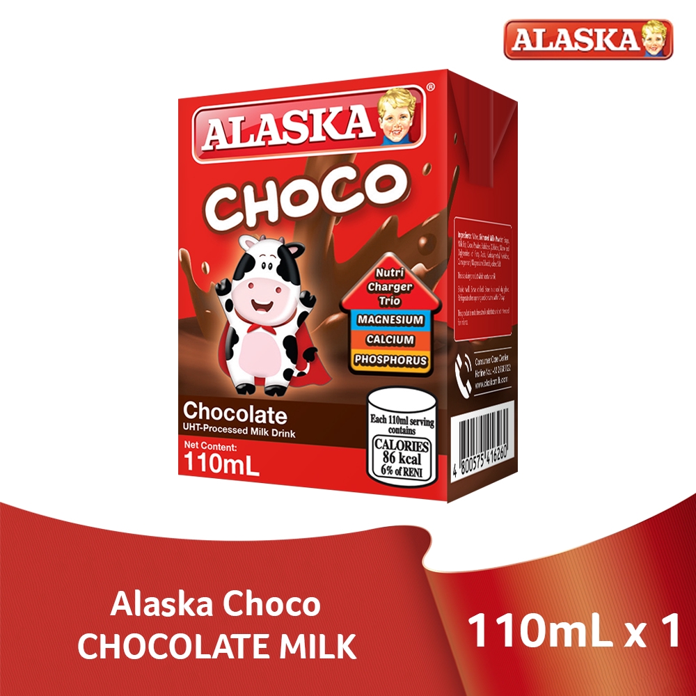 Alaska Chocolate Milk Drink 110ml | Shopee Philippines