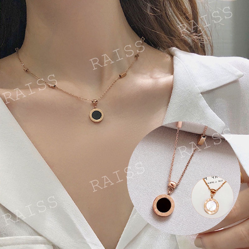 Kwintas Stainless Steel Necklace For Women Vintage Butterfly Pendant ...