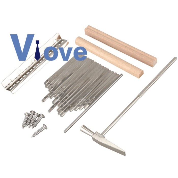 17 Key Kalimba Thumb Piano Diy &Idge Hammer Tuning Hammer | Shopee ...