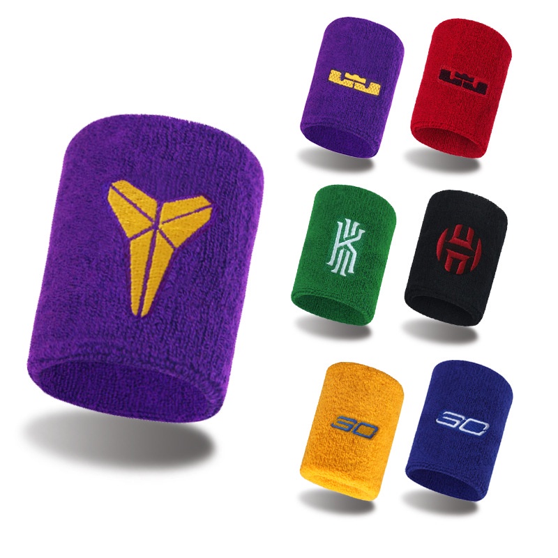 NBA star logo sweat-absorbent wrist basketball wrist sports protective ...