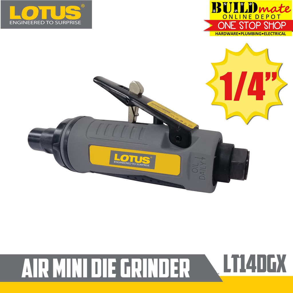 Buildmate x LOTUS Pneumatic Air Mini Die Grinder 1/4" LT14DGX LPT ...