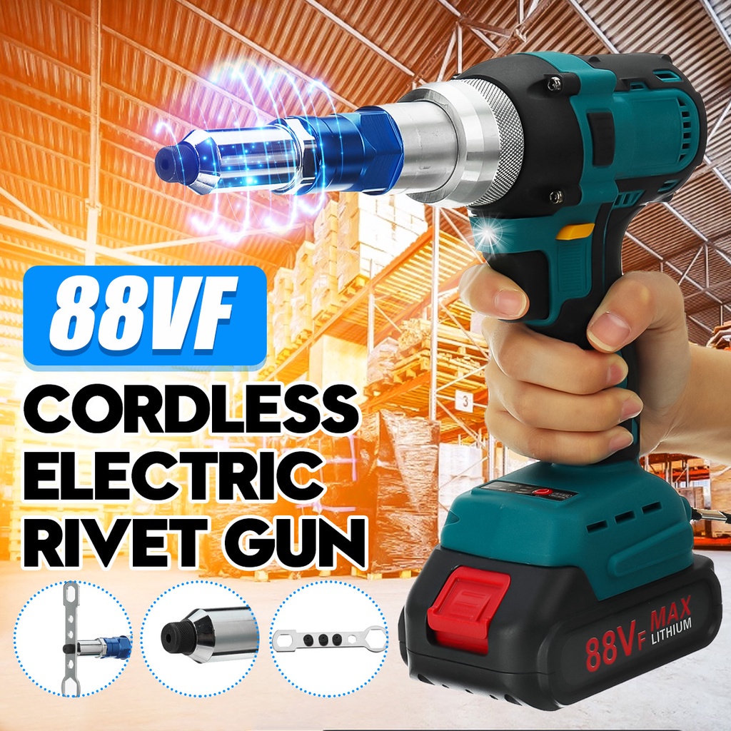 Cordless rivet gun 88VF 2.4 ~ 5.0 mm. For Makita 18V batteries | Shopee ...