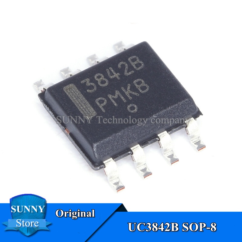 10Pcs Original UC3842BVD1R2G SOP-8 UC3842B 3842B SOP8 Power management chip Ordinary and New ...