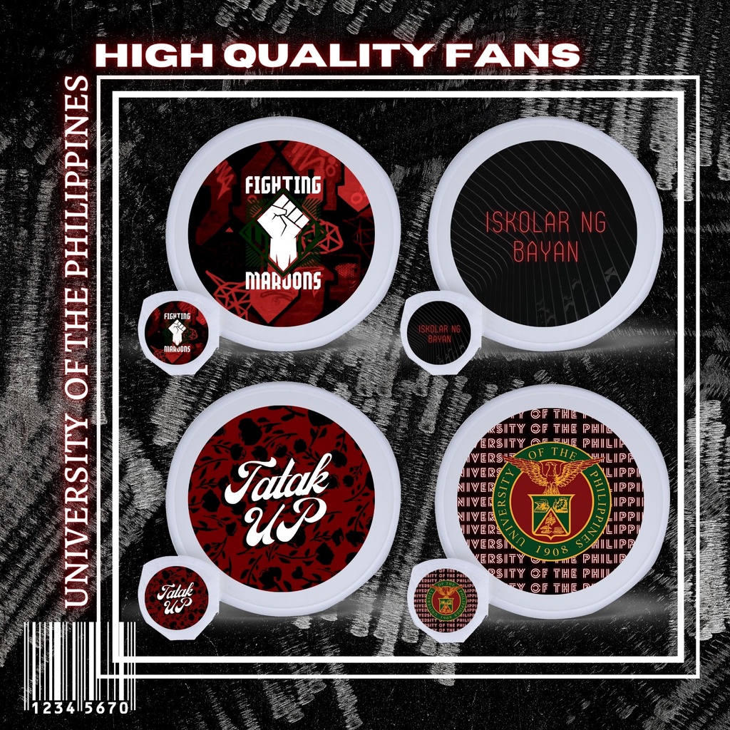 UP HIGH QUALITY FOLDABLE ROUND FANS | Shopee Philippines