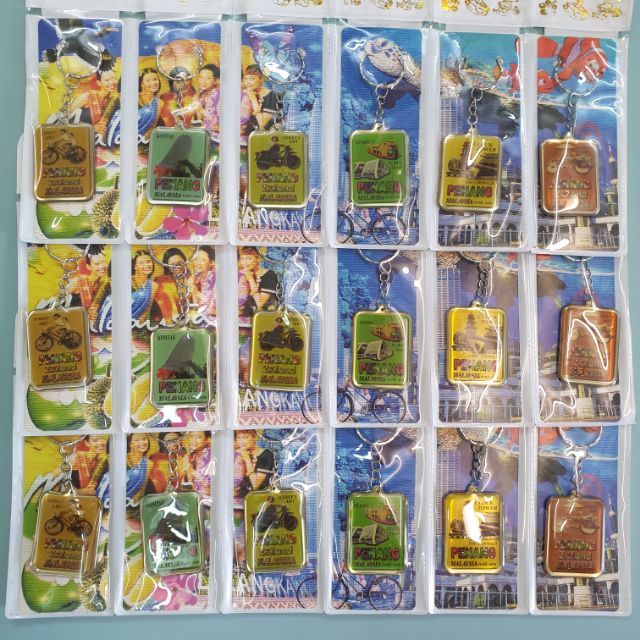 Penang Famous Street Art Souvenir Keychain Welcome | Shopee Philippines