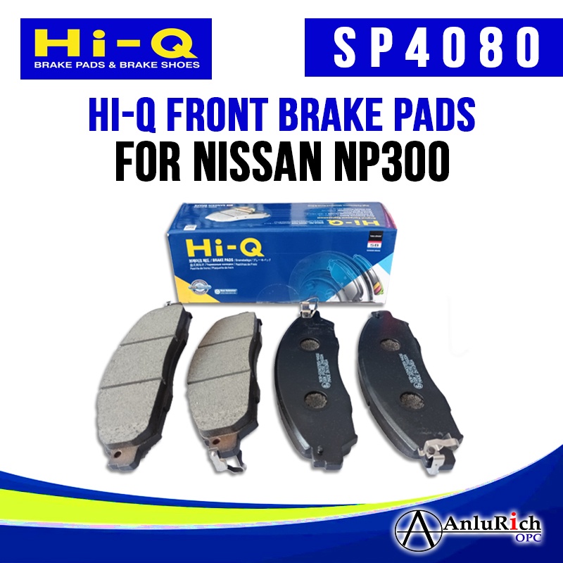 Hi-Q Front BRAKE PADS for NISSAN NP300 (SP4080) | Shopee Philippines