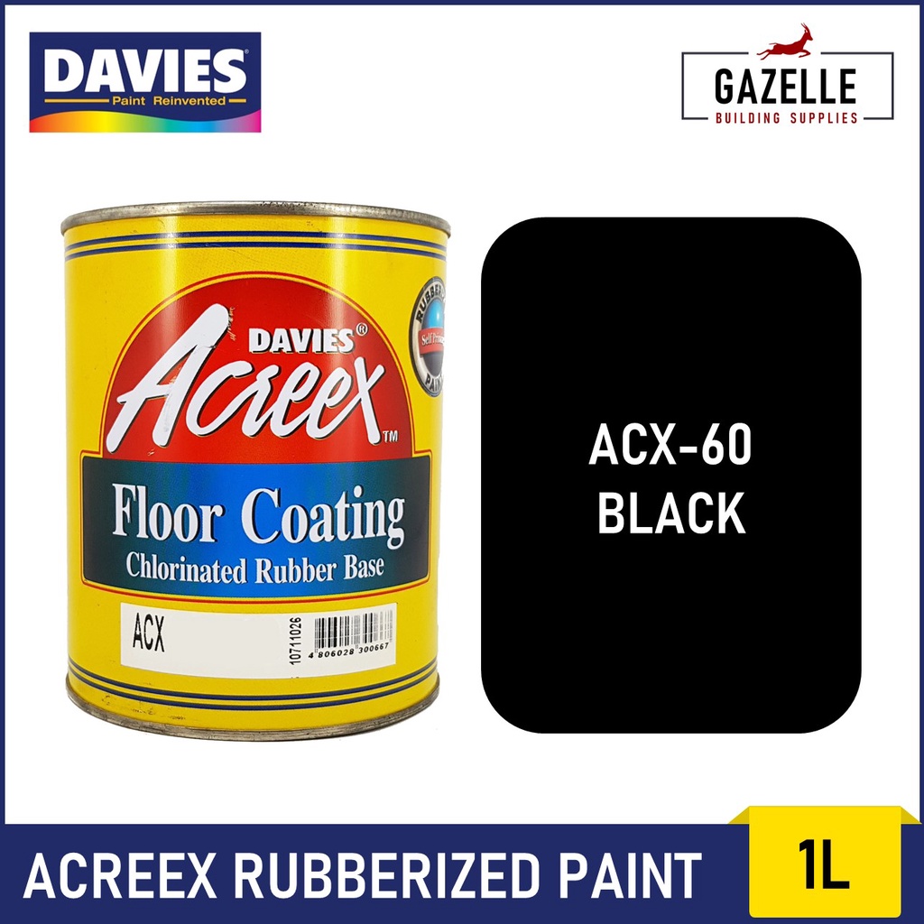 Davies Acreex Rubberized Floor Paint 1L | Shopee Philippines