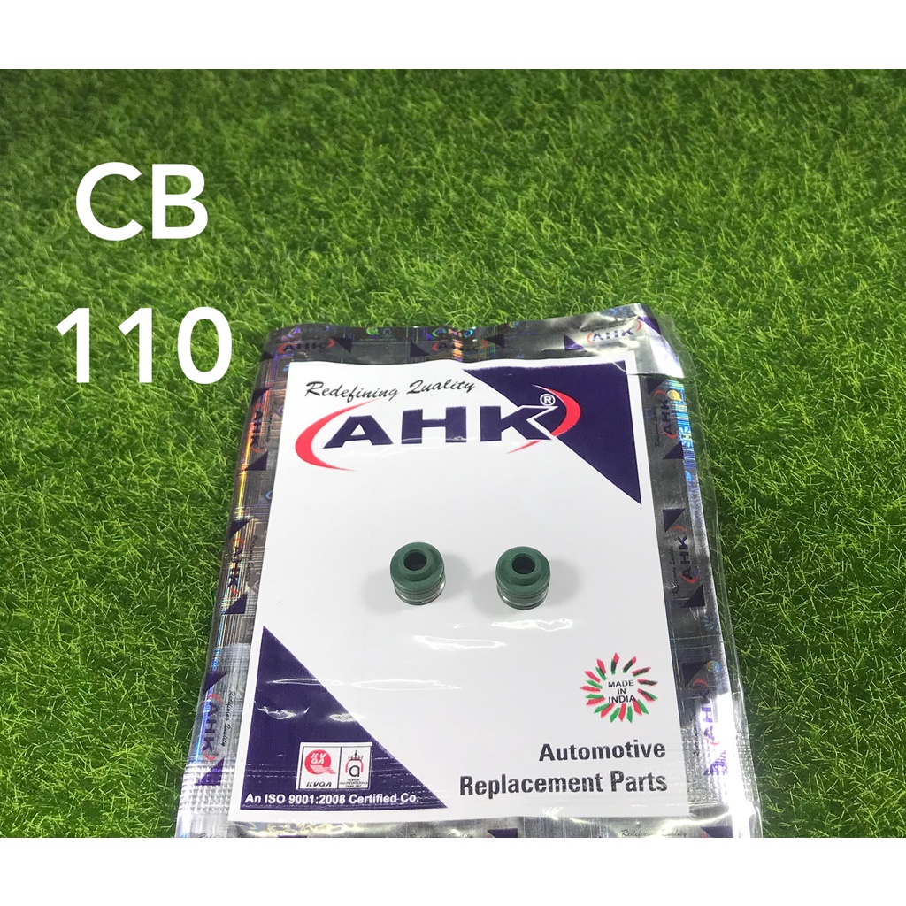 CB110 Valve Seal Set "AHK" Made in India (2 pcs per set) | Shopee ...