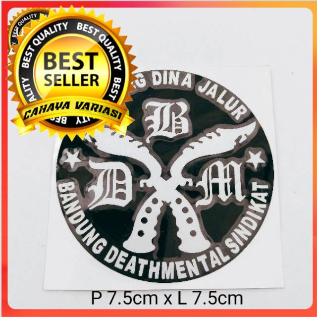 BEST QUALITY BDM bond metal bandung dead metal cutting stickers ...