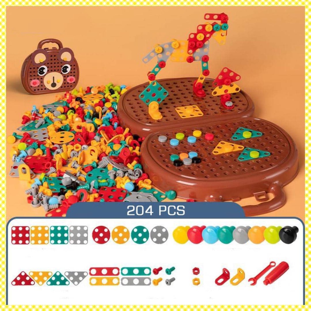 DIY Assembled Screw Screwdriver Puzzle Educational Children's Toys ...