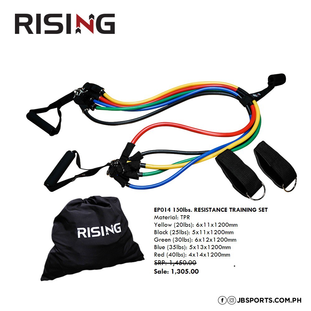 Rising – Resistant Training set (EP014)(Resistant Tube Set)(Fitness ...
