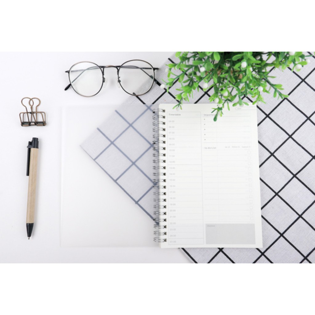 Planner notebook for efficiency and daily works flows | Shopee Philippines