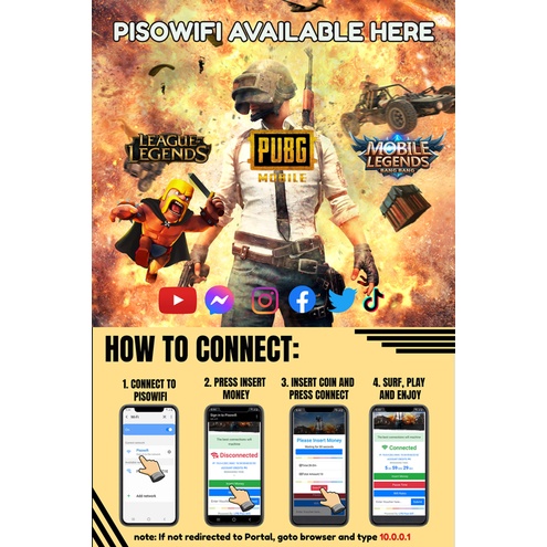 Piso Wifi Tarpaulin LPB 4 Different Designs READ DISCRIPTION BELOW ...