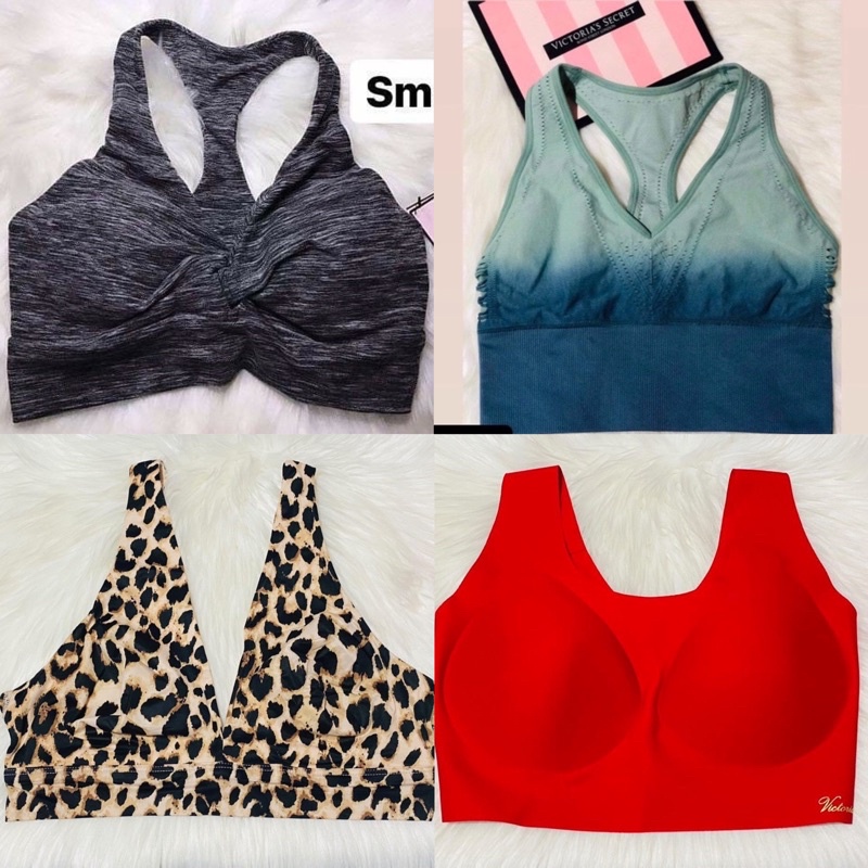 Victoria's Secret Twisted Front Sports bra/Small | Shopee Philippines