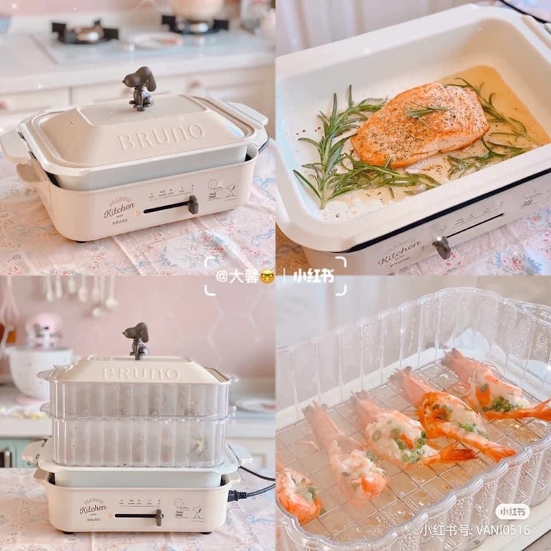 (Ready Stock) BRUNO grilled hotpot set (Special Edition Snoopy ...