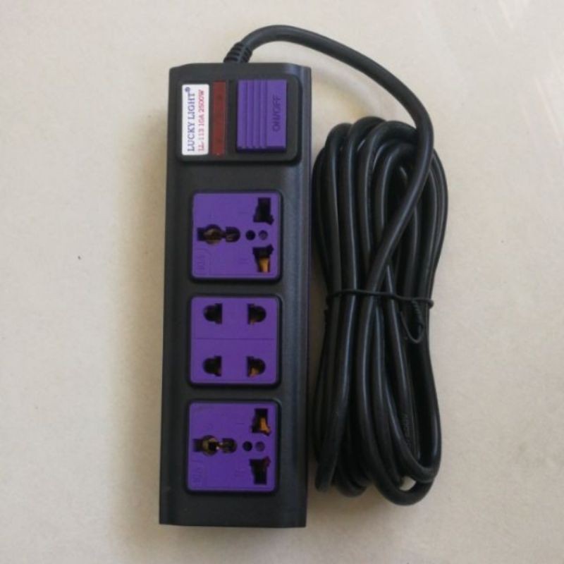 Extension cord LL-113 Lucky light extention cord | Shopee Philippines