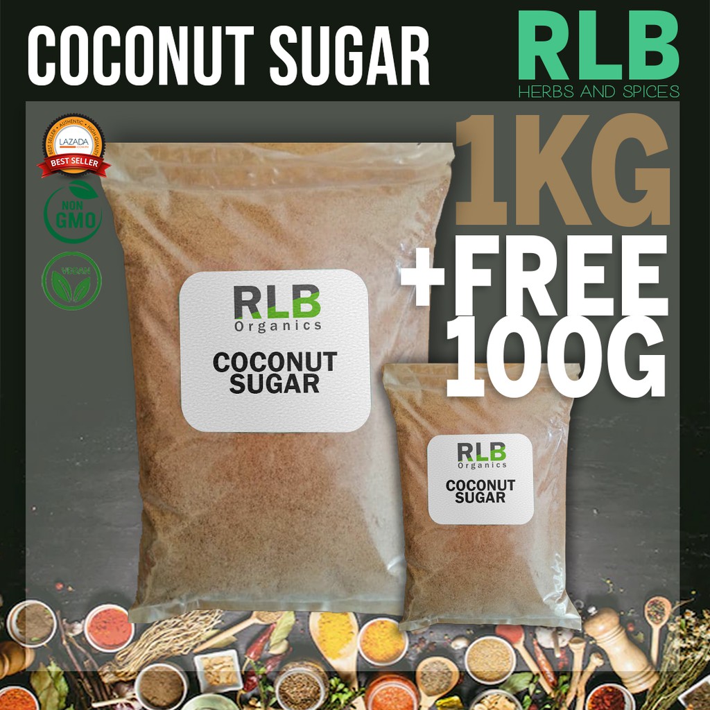 1 Kilogram + FREE 100 grams Organic Coconut Sugar - Coco Sugar Natural ...