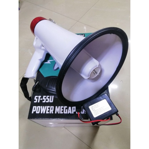 Power Megaphones St-55u Handheld Megaphones easy to use Built in siren Detachable microphone ...