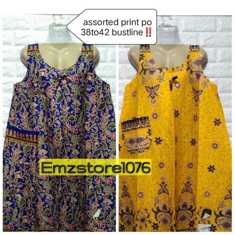 Daster batik Original 100% COTTON NO PERMANENT PRINT & DESIGN ...